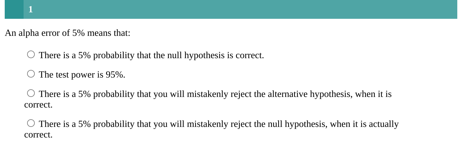 Single Choice Exercises • rqti